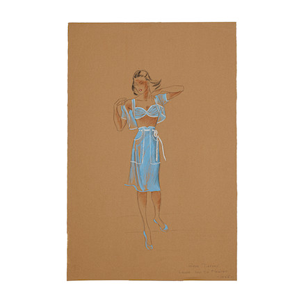 Bonhams : Gene Tierney Ellen Berent Costume Sketch Designed by Kay ...