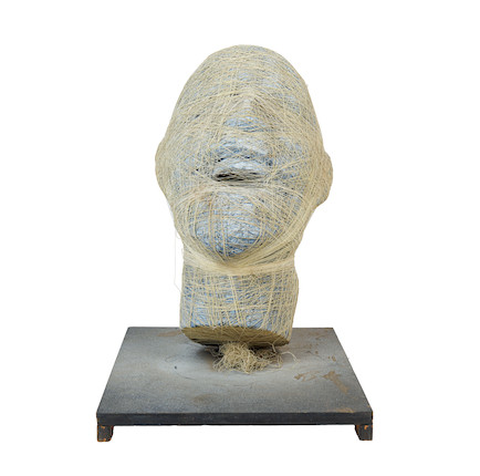 Bonhams : Production Made Web-Wrapped Severed Human Head Prop from ...