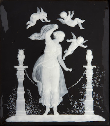 Bonhams Skinner : Minton Marc Louis Solon Pâte-sur-pâte Plaque, England ...