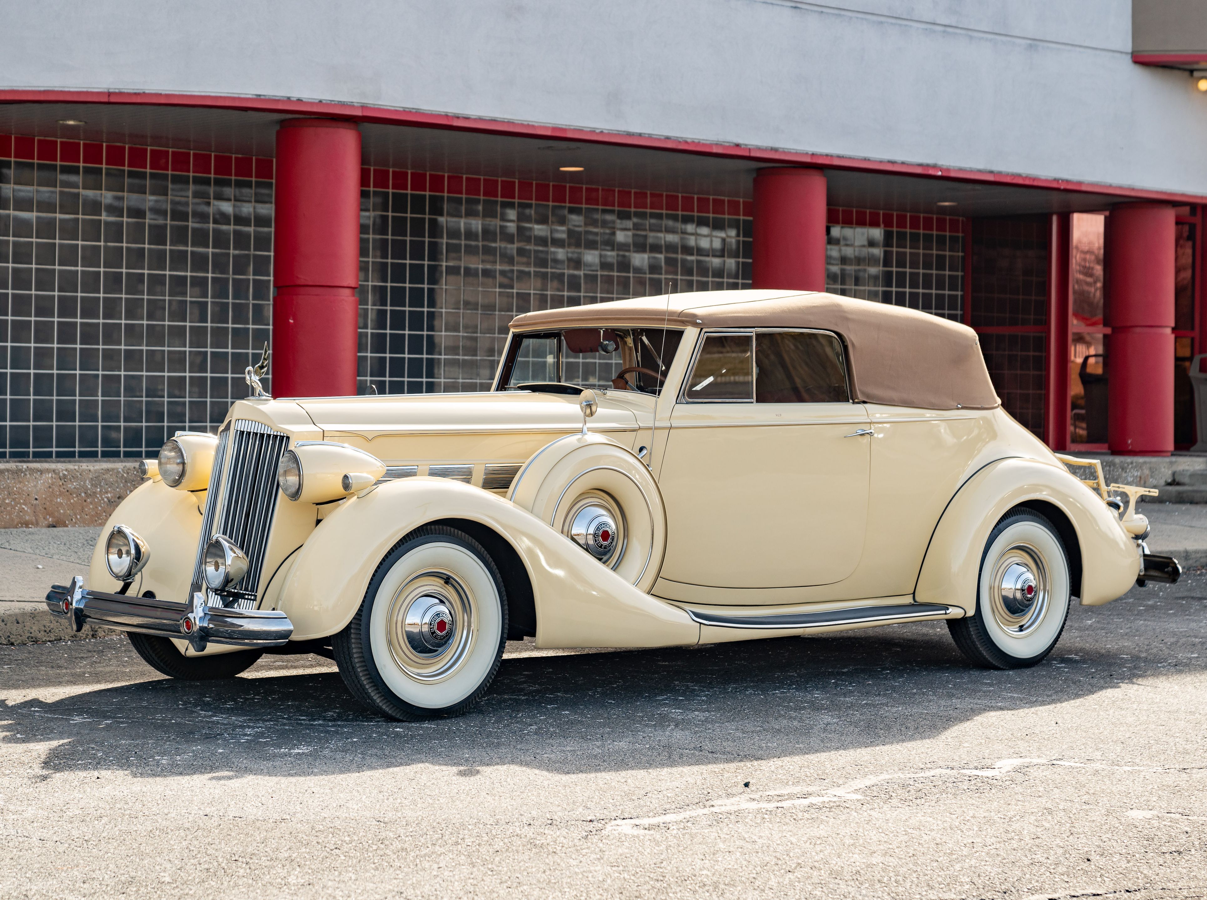 Bonhams Cars : 1937 Packard Series 1501 Super Eight Convertible Victoria Chassis no. 1007-219 ...