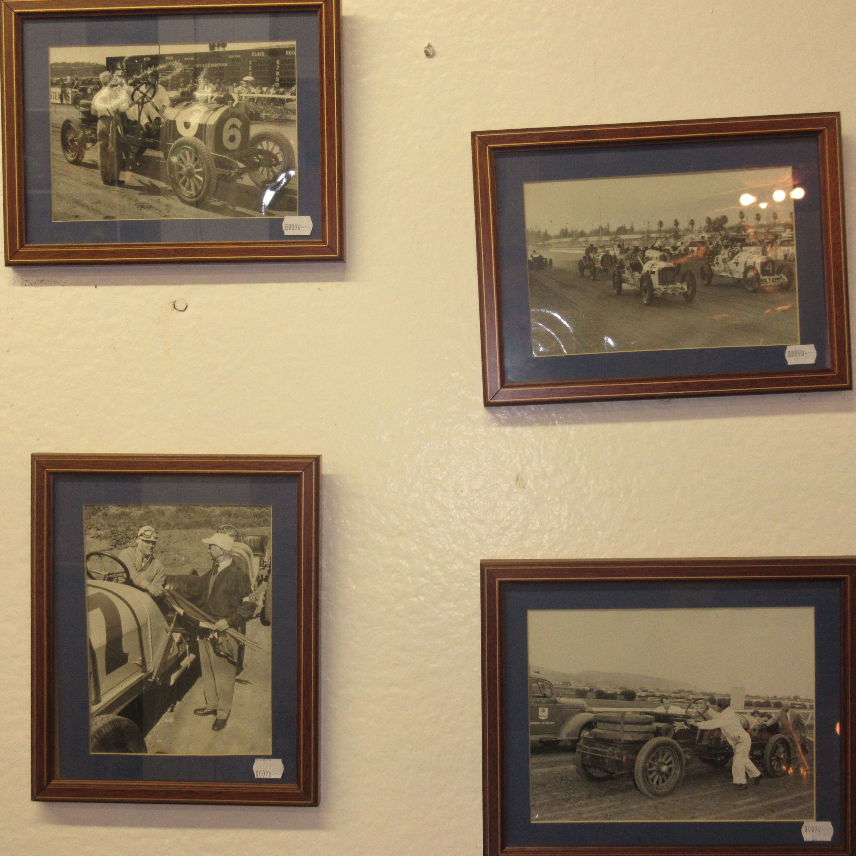 Bonhams Cars : Assorted black and white motoring images,