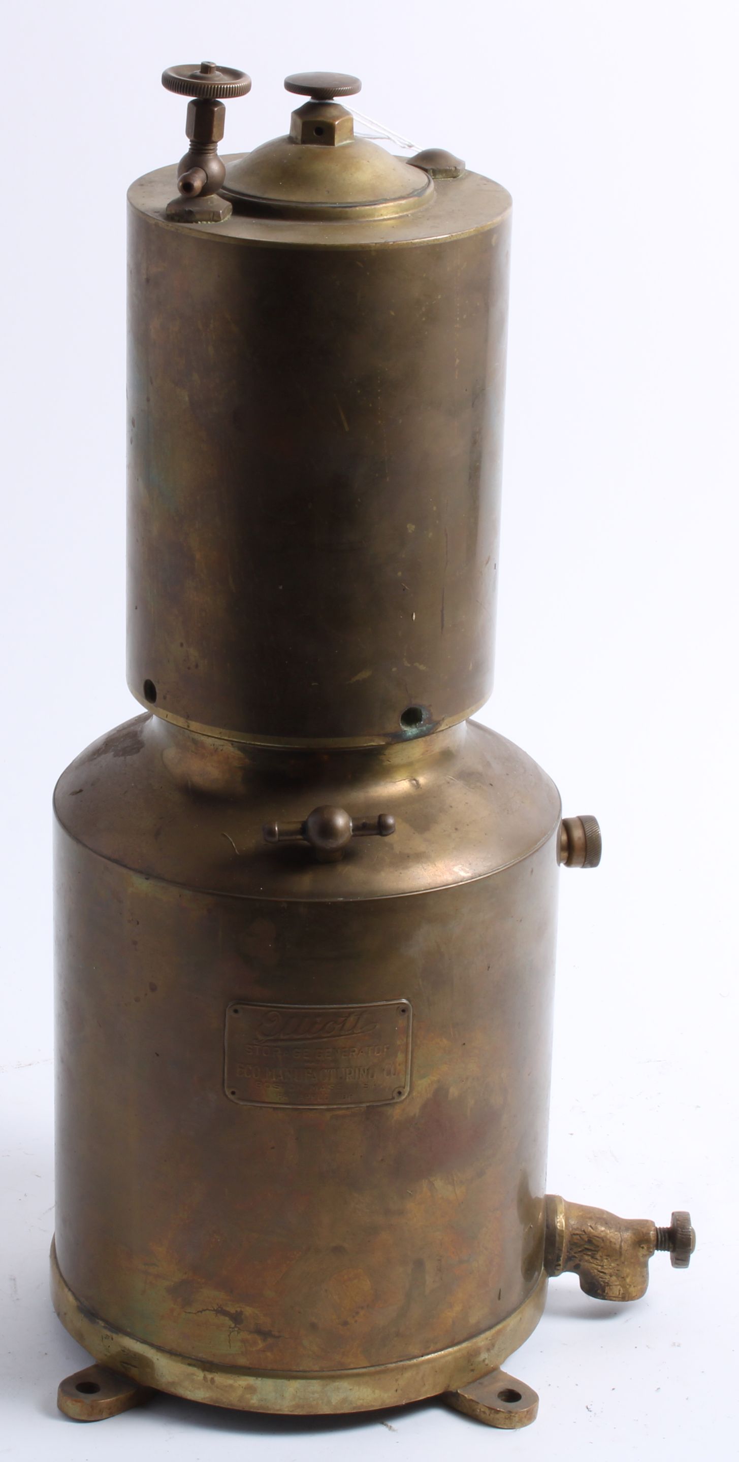 Bonhams Cars : A large brass running board mounted upright Elliott ...