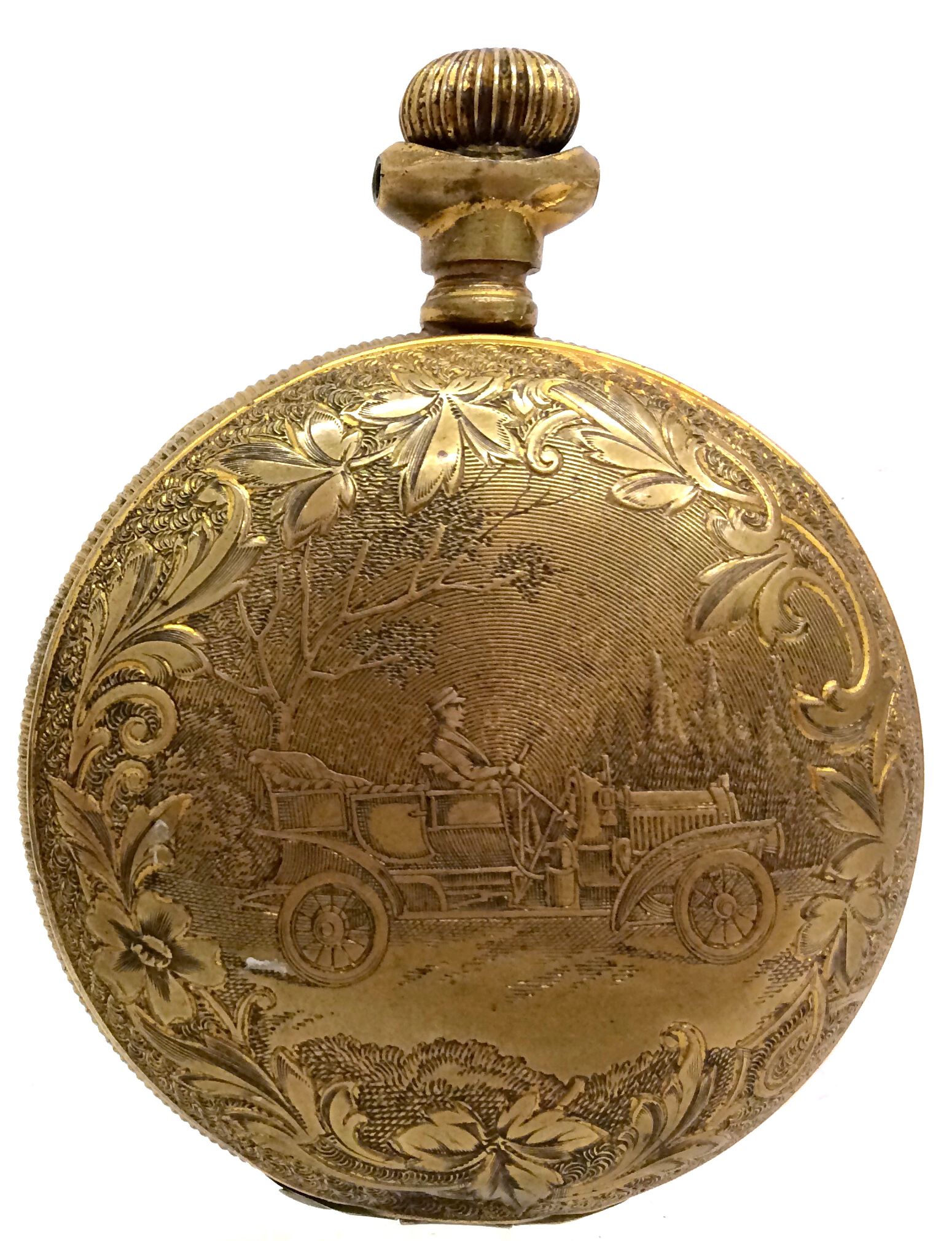 Bonhams Cars : A finely engraved open seat touring car, pocket watch body,