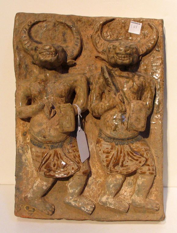 Bonhams : A Thai Si Satchanalai style pottery plaque