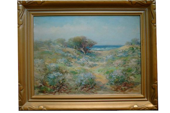 Bonhams : Charles Henry Harmon American, 1859-1936 A Coastal View with ...