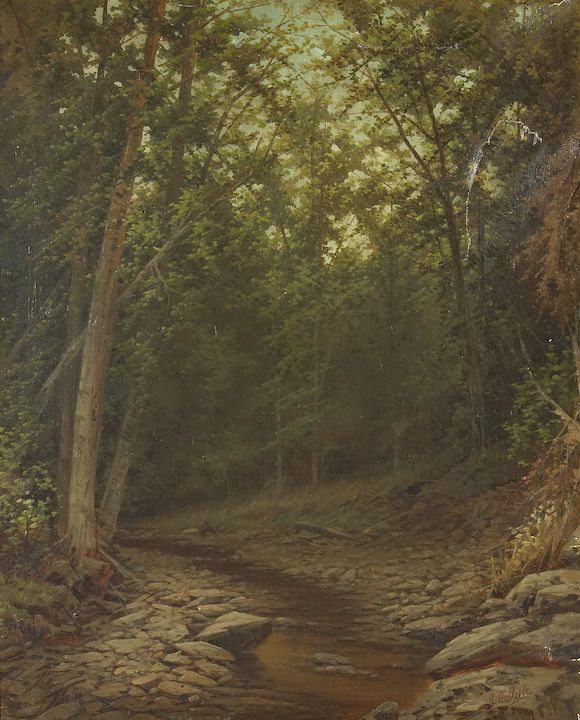Bonhams : William W. Boyle (American late 19th century) A forest ...