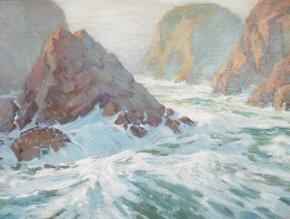 Bonhams : Alfred Richard Mitchell (1888-1972) An Aisle of the Sea ...