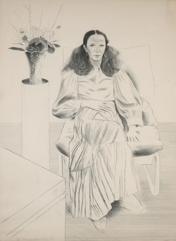 Bonhams : David Hockney; Brooke Hopper, from Friends;
