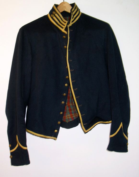 Bonhams : A Civil War era cavalry trooper's shell jacket