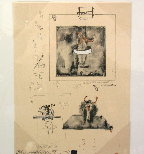 Bonhams : Robert Rauschenberg; Sketch for Monogram, from Stockholm ...