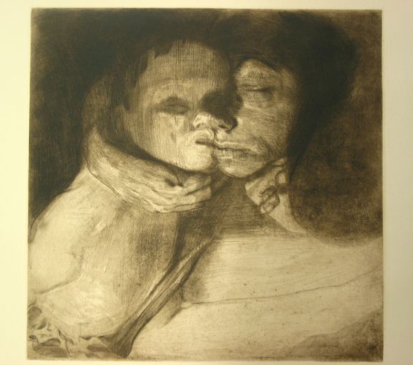 Bonhams : Kathe Kollwitz; Tod, Frau und Kind;