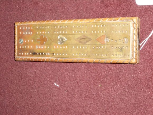 Bonhams : A Cribbage Board made from RMS Titanic Driftwood 1912, 22cm ...