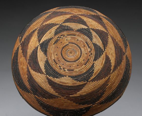 Bonhams : A Pomo tray