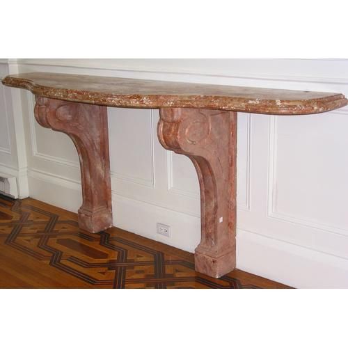 Bonhams : A pair of Baroque style terracotta console tables