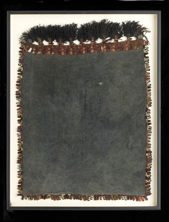 Bonhams : A Nazca textile panel, framed and glazed