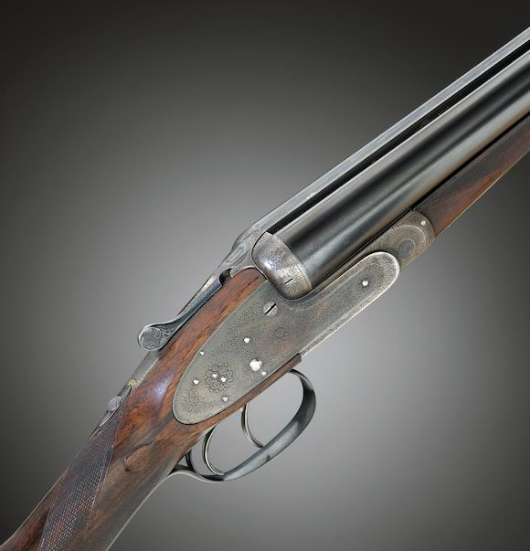 Bonhams : A cased pair of 12 gauge Henry Atkin self-opening sidelock ...
