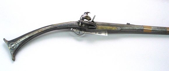 Bonhams : An Albanian tanchika miquelet long gun