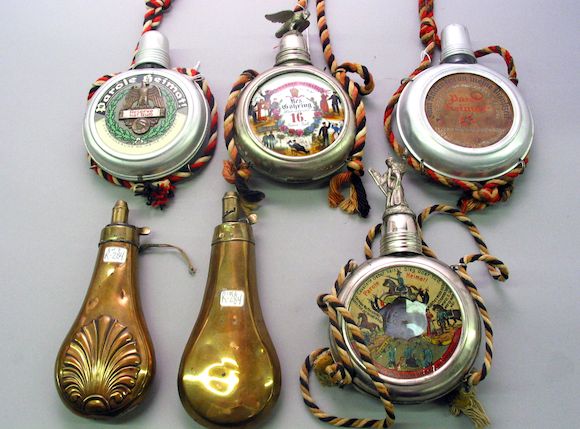 Bonhams : A lot of four German reservist's flasks together with two ...