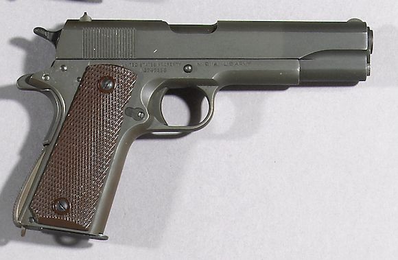 Bonhams : A U.S. Colt Model 1911A1 semi-automatic pistol Curio or Relic ...