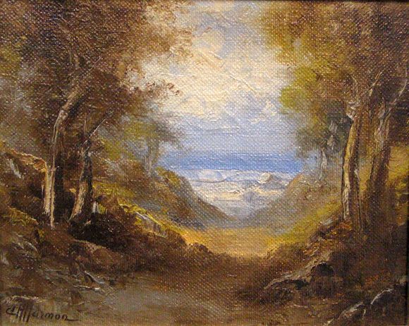 Bonhams : Charles Henry Harmon (American 1859-1936) A view to the ocean ...