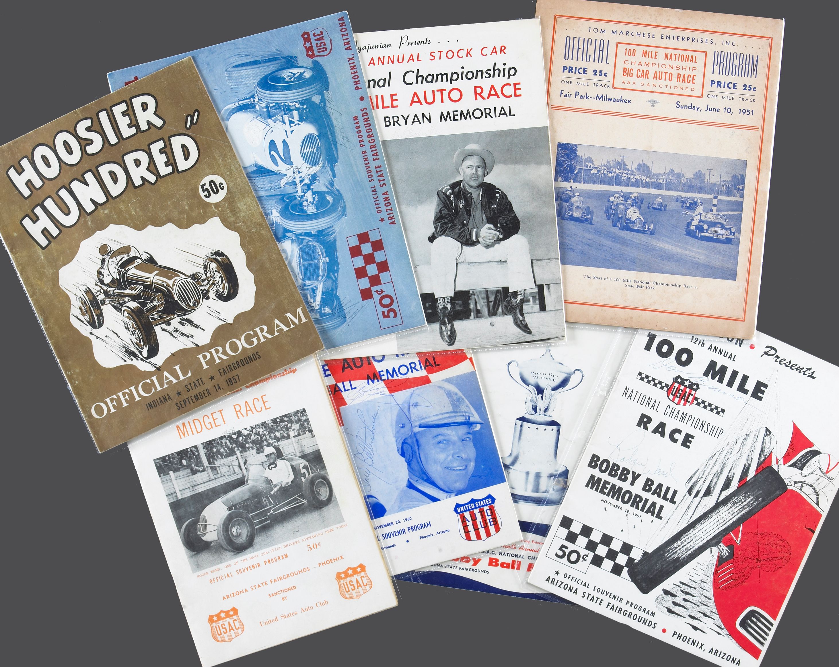 Bonhams Cars : An assortment of race programs,