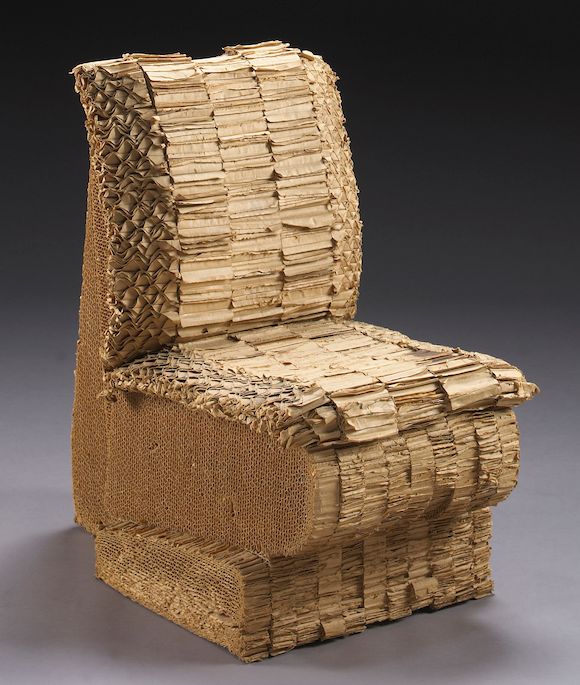 Bonhams : A Frank O Gehry 'Sitting Beaver' chair