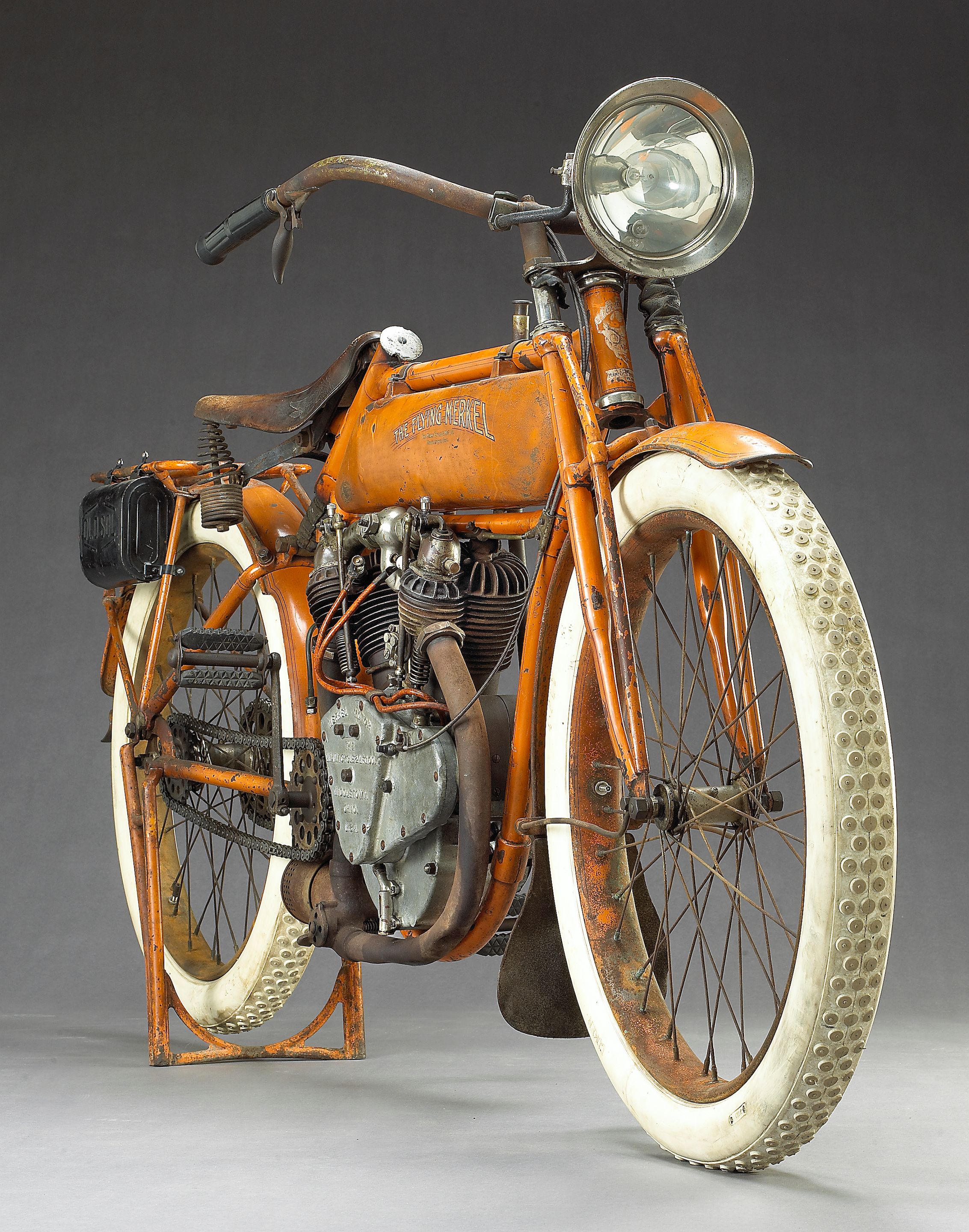 Bonhams Cars : 1913 Flying Merkel V-Twin Engine no. 8001
