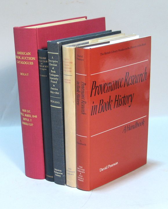 Bonhams : BOOK CATALOGS - REFERENCE.