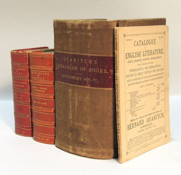 Bonhams : [RARE BOOKS– CATALOGS.]