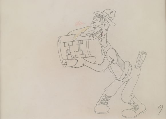 Bonhams : Three 1940s Warner Bros. drawings