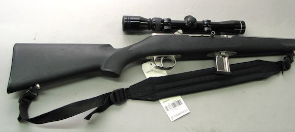 Bonhams : A .22 Magnum AMT Magnum Hunter semi-automatic rifle