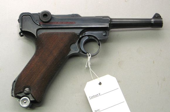 Bonhams : A Mauser Banner police parabellum pistol