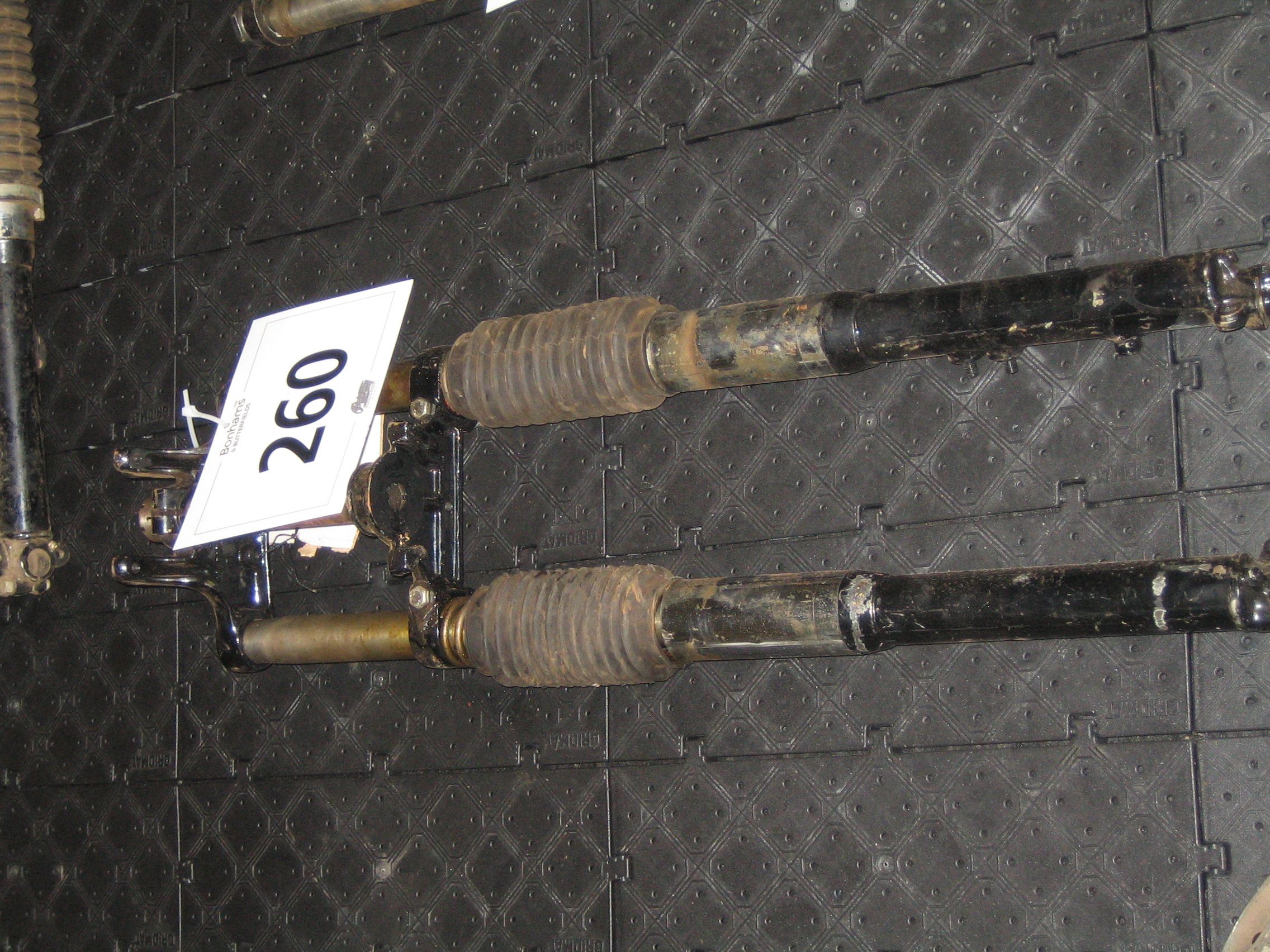 Bonhams Cars : A pair of Triumph front forks