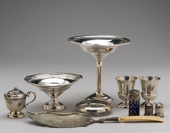 Bonhams : Group of Damaged Silver Items and Parts