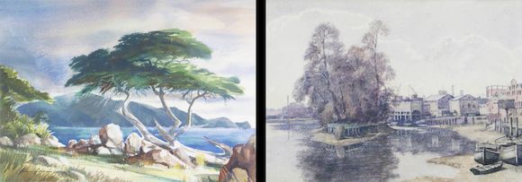 Bonhams : Alan Adams (American 20th century); Attributed to Leslie Pern ...