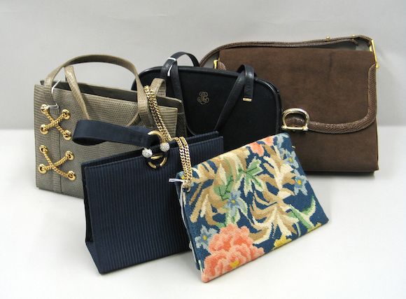 Bonhams : A group of five handbags