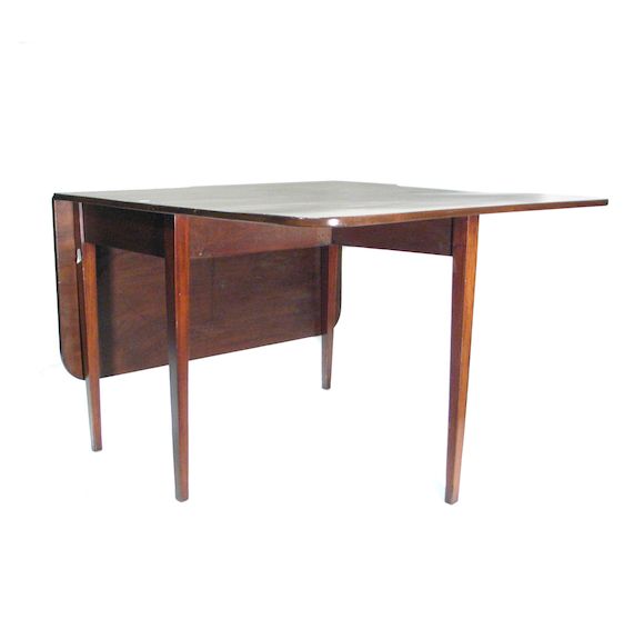 Bonhams : A George IV mahogany drop flap dining table