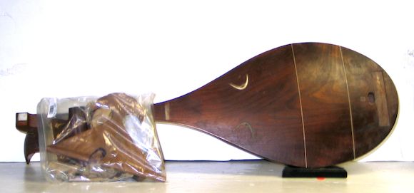 Bonhams : A wood biwa
