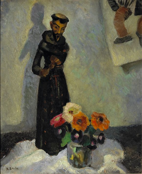 Bonhams : Anna Katherine Skeele (1896-1963) St. Francis and Flowers ...