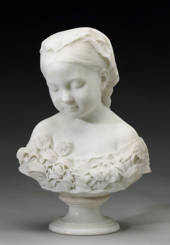 Bonhams : Thomas Ball (1819-1911) La Petite Pensée, 1872 height with ...