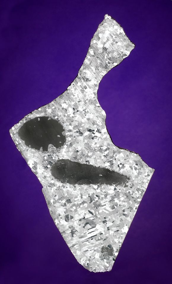Bonhams : WILLAMETTE — PARTIAL SLICE OF THE CROWN JEWEL OF METEORITES