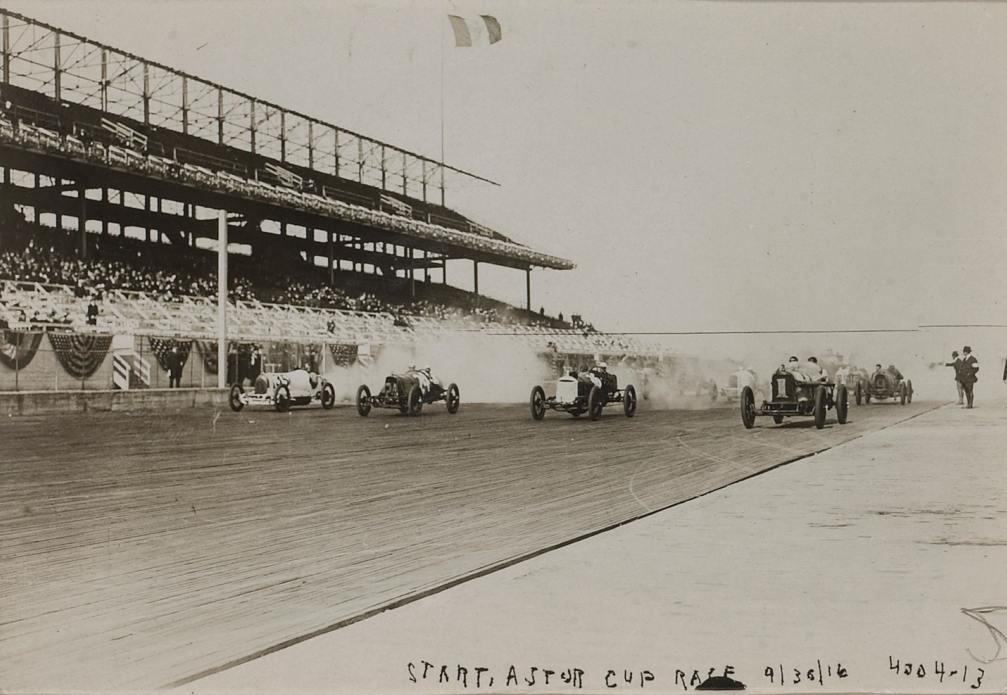 Bonhams Cars : Period photograph of Astor Cup races in Sheepshead Bay ...