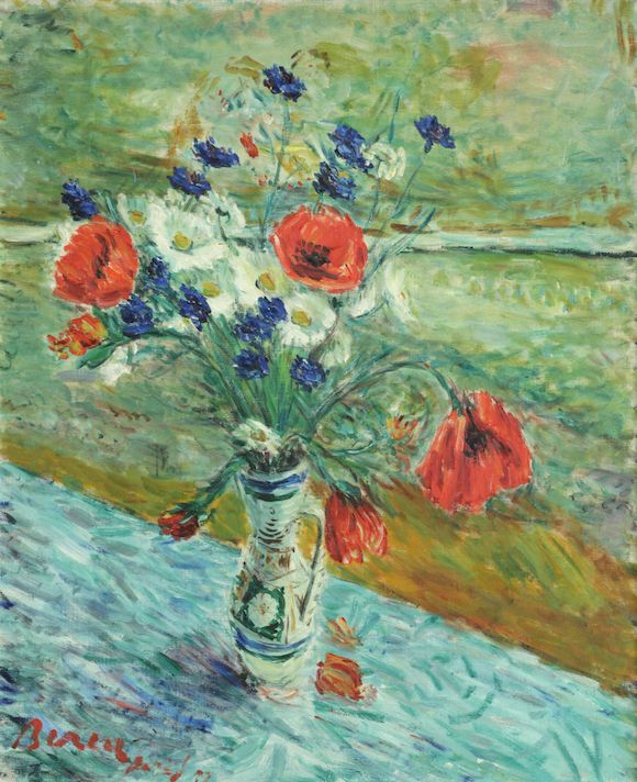 Bonhams : Dimitri Berea (Romanian 1908-1975) Floral still life 28 3/4 x ...