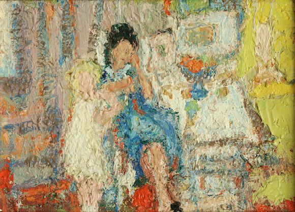 Bonhams : Georges Sinicki (Russian 20th century) Children and still ...