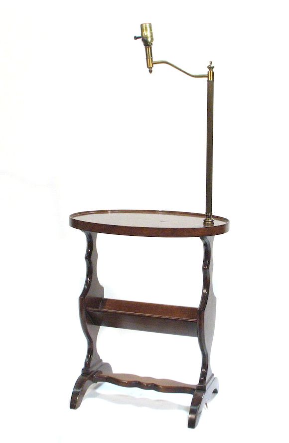 Bonhams : A Federal style maple lamp table