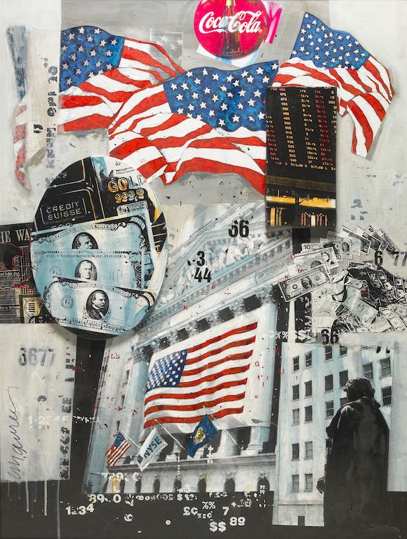 Bonhams : Sidney Randolph Maurer (American b. 1926) Wall Street, 2005 ...