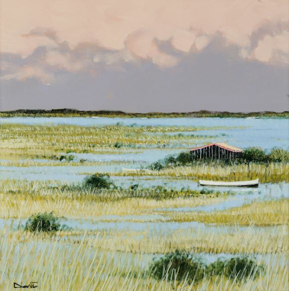 Bonhams : Dominique Dorié (French b. 1958) Le Bassin d'arachen au ciel ...