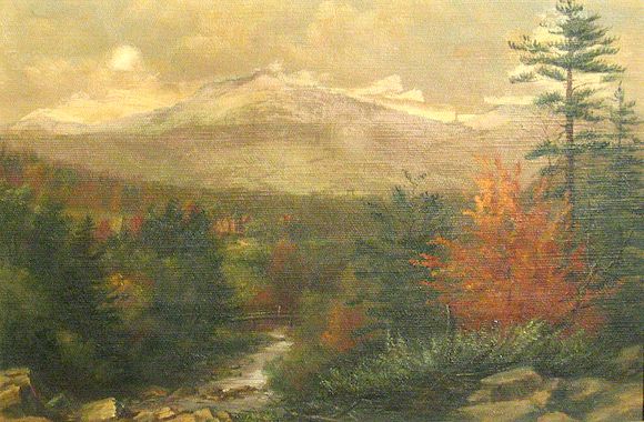 Bonhams : Anna C. Freeland (American 1837-1911) An autumn landscape in ...