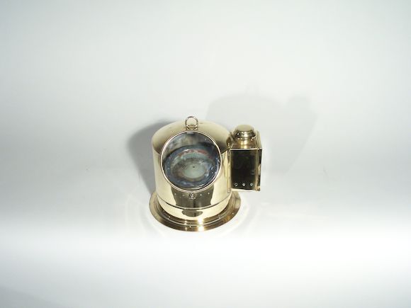 Bonhams : A lifeboat binnacle compass, Height 10in