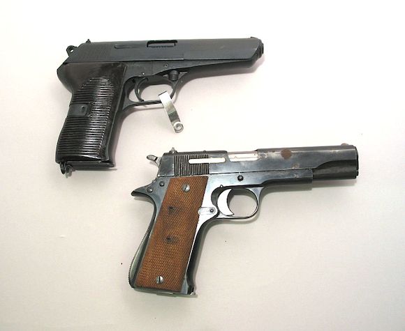 Bonhams : A lot of two continental semi-automatic pistols